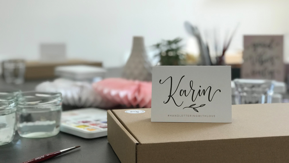 newsletter - Lettering by mj